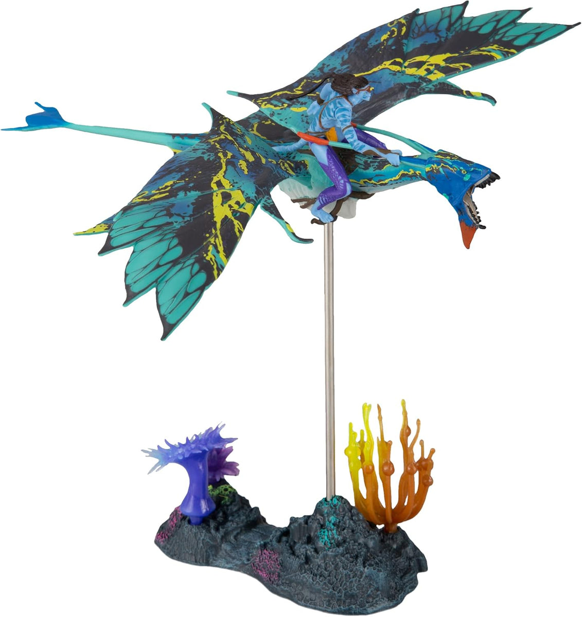Avatar The Way Of Water Playset World Of Pandora - Banshee Rider Neyti ...