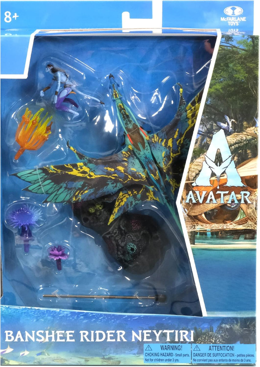 Avatar The Way Of Water Playset World Of Pandora - Banshee Rider Neyti ...