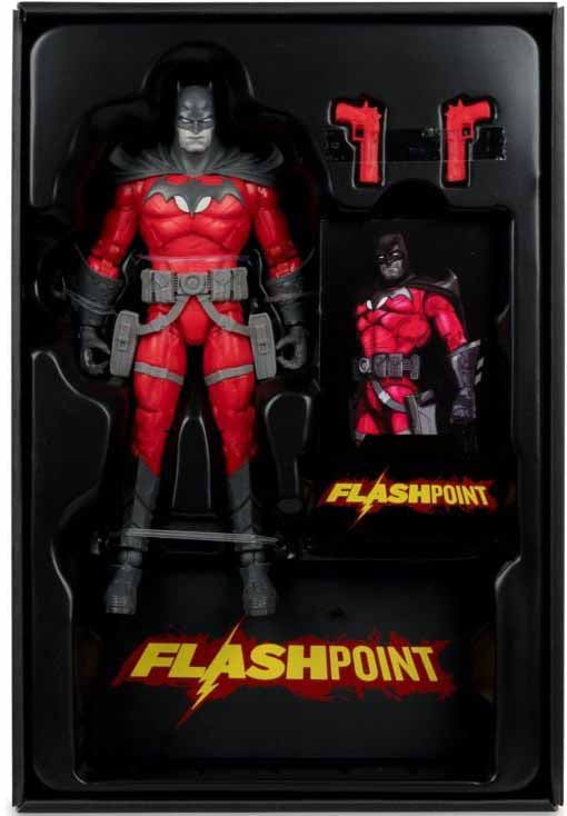 DC Multiverse Flashpoint 6 Inch Action Figure Exclusive - Batman Black ...