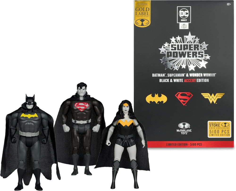 DC Super Powers Trinity Pack 4 Inch Action Figure Exclusive - Batman ...