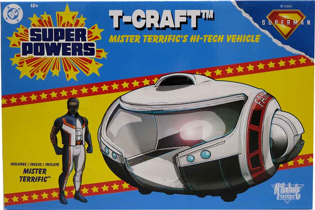 DC Super Powers 4 Inch Scale Vehicle Figure Wave 11 - T-Craft with Mis ...