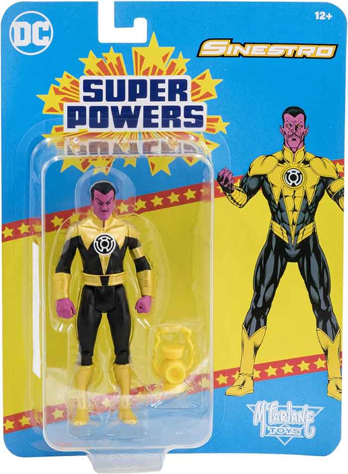 DC Super Powers 4 Inch Action Figure Wave 7 - Sinestro (Sub-Standard P ...