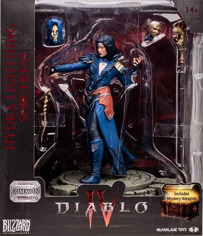 Diablo IV 7 Inch Static Figure Common Wave 1 - Hydra Lightning Sorcere ...
