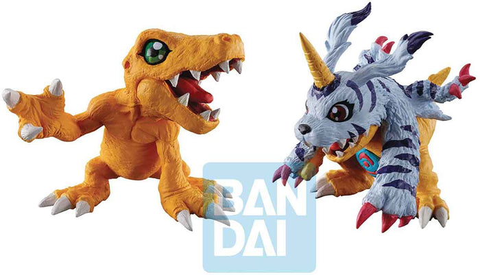 Digimon 2 Inch Static Figure Ichibansho - Agumon & Gabumon (Digimon Ul ...