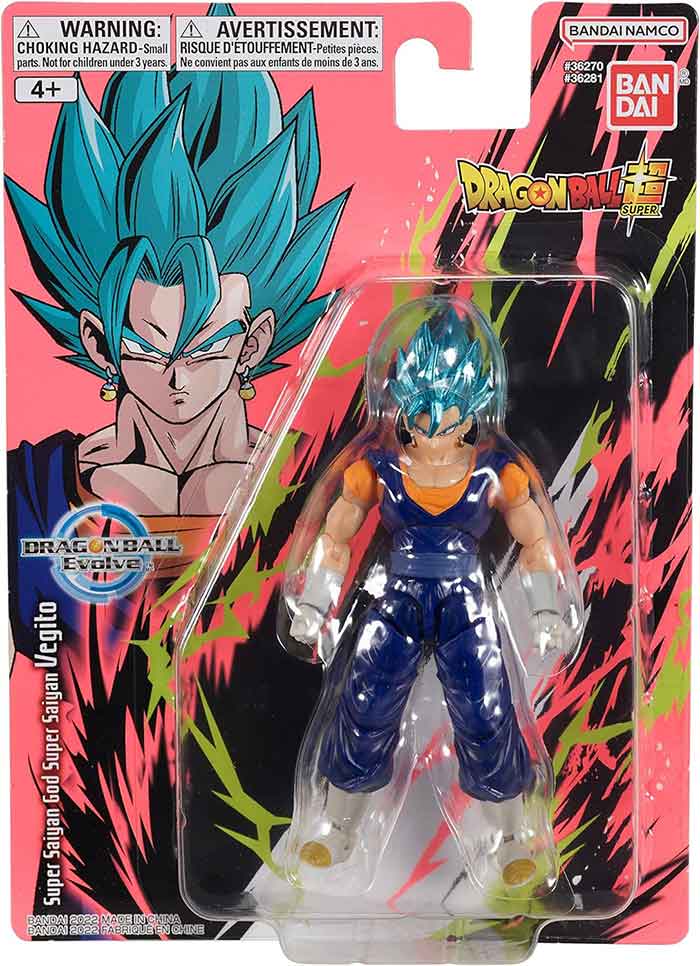 Dragonball Super 5 Inch Action Figure Evolve - Super Saiyan Blue Vegit ...
