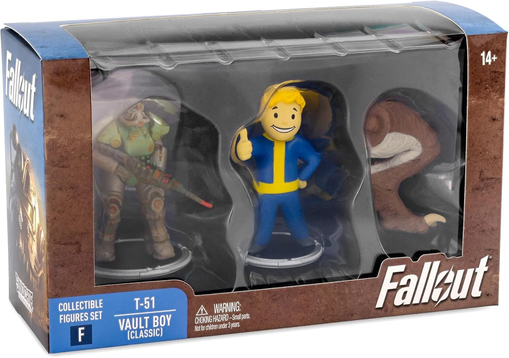Fallout 3 Inch Mini Figure BAF Deathclaw 2-Pack - T-51 Power Armor and ...