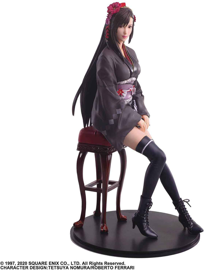 Final Fantasy FFVII Remake 8 Inch Statue Figure Static Arts - Tifa Loc ...