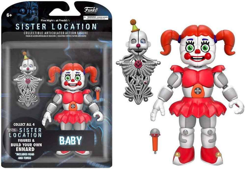 Five Nights at Freddy's 5 Inch Action Figure Articulated - Baby| Cmdstore
