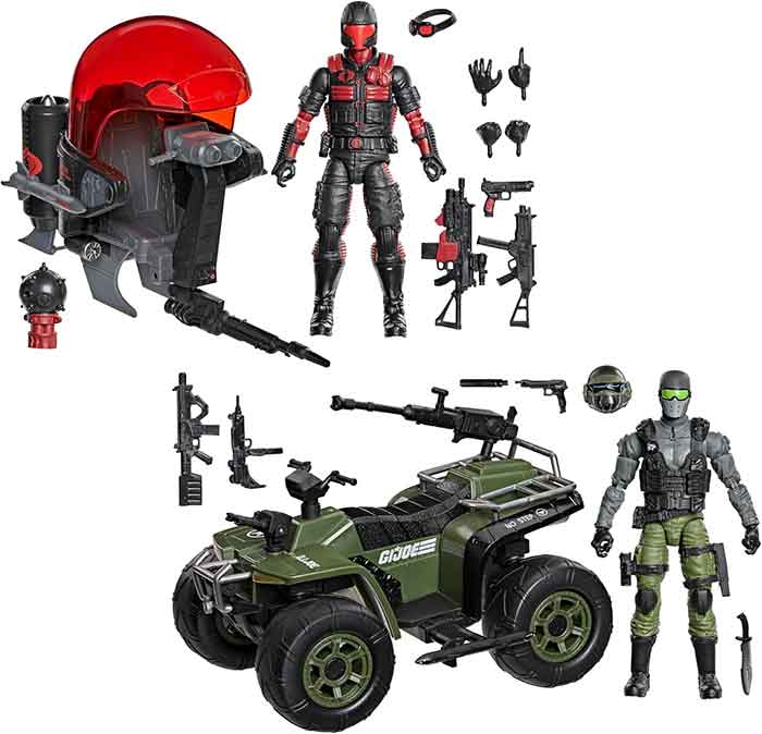 G.I. Joe Classified 6 Inch Vehicle Figure 2-Pack - Snake Eyes & Varmin ...