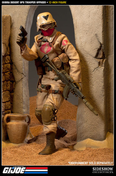 G.I. Joe 12 Inch Doll Figure - Desert Ops Trooper: Officer Sideshow Ex ...