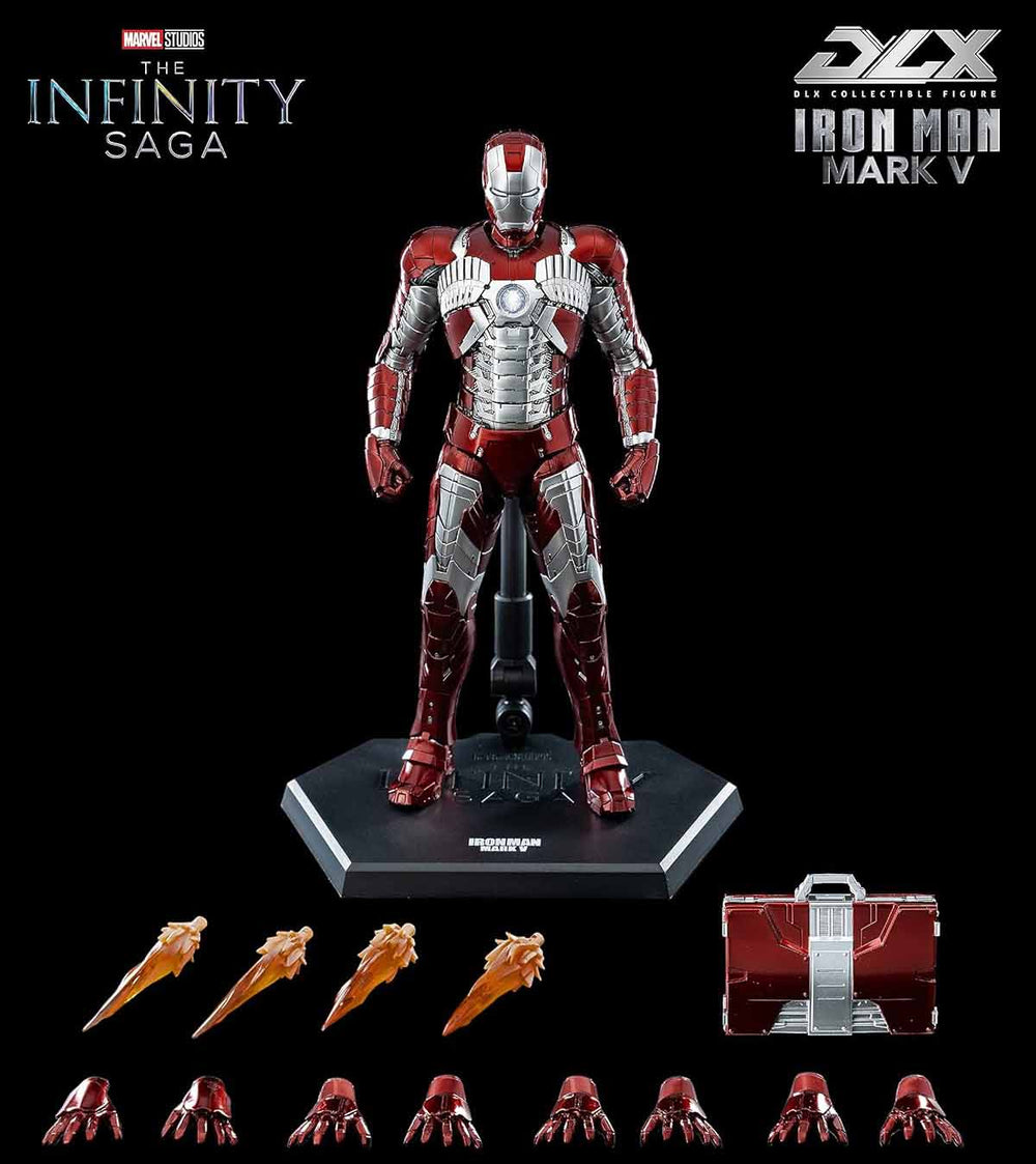 Marvel Infinity Saga 7 Inch Action Figure DLX - Iron Man Mark V| Cmdstore