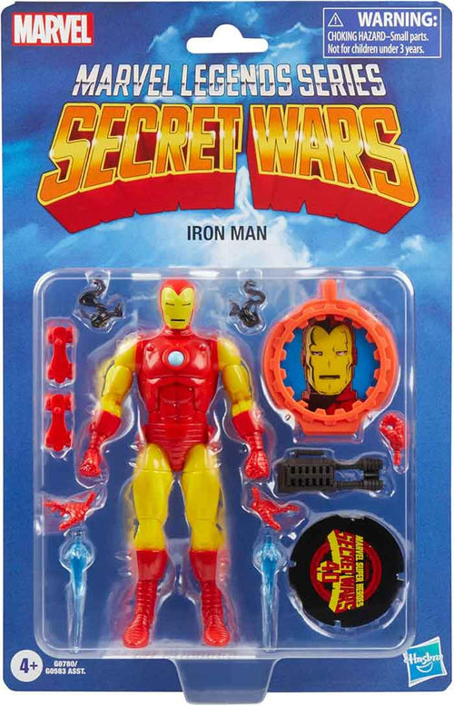 Marvel Legends Retro 6 Inch Action Figure Secret Wars Wave 1 - Classic ...