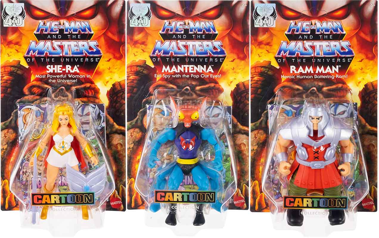 Masters Of The Universe Core 6 Inch Action Figure Wave 21 - Set of 3 ...