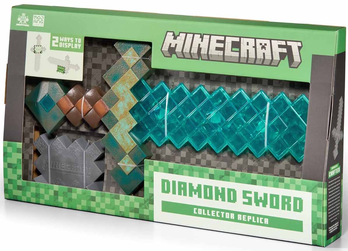 Minecraft Collector Replica Life Size Prop Replica - Minecraft Diamond ...