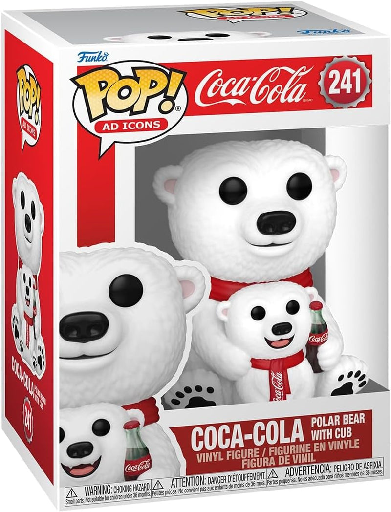 Pop Ad Icons Coca Cola 3.75 Inch Action Figure - Coca-Cola Polar Bear ...