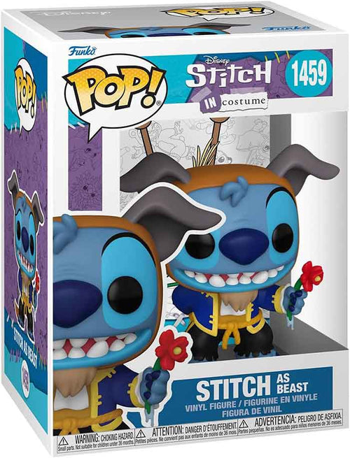 Pop Disney Stitch in Costume 3.75 Inch Action Figure - Stitch as Beast ...