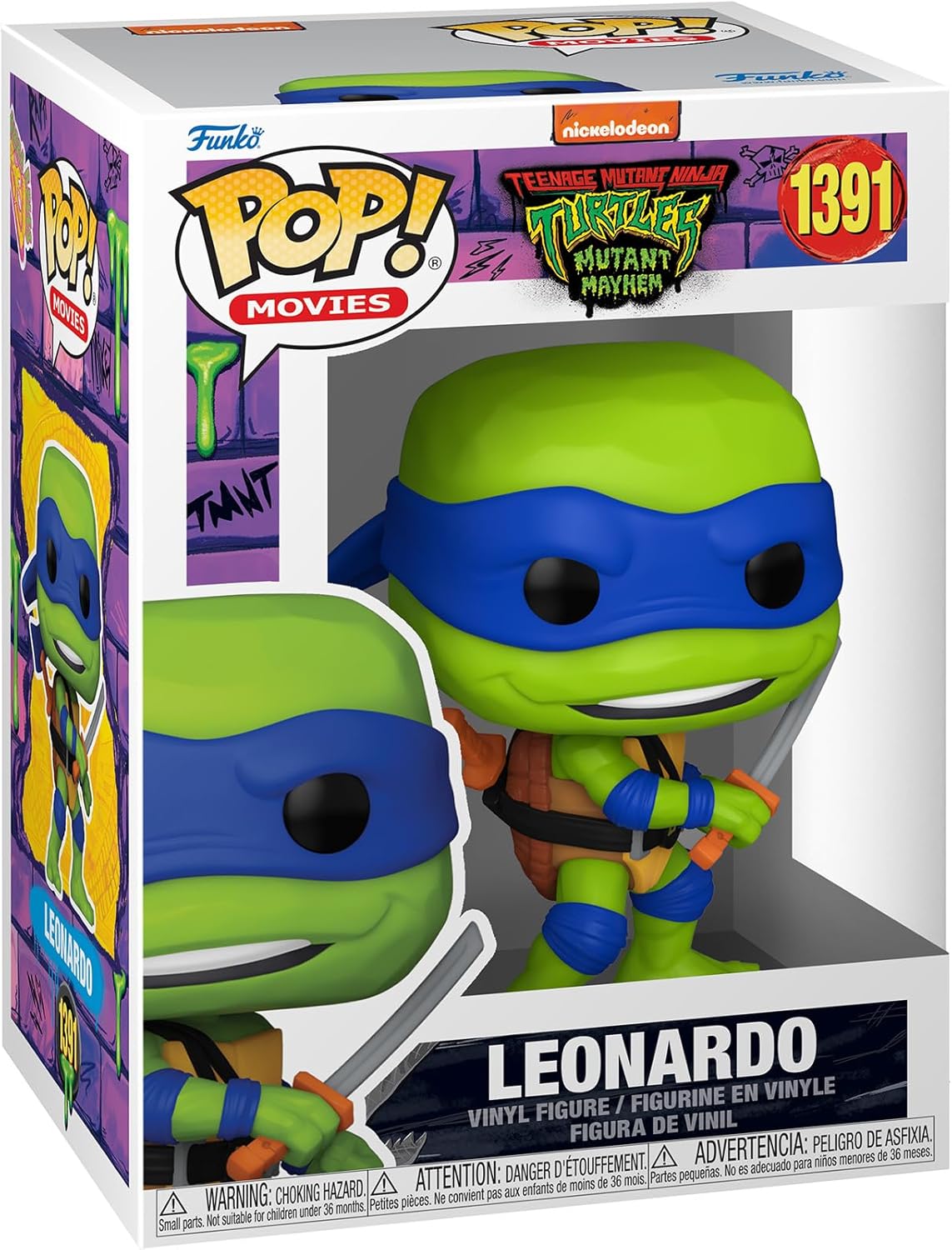 Pop Movies Teenage Mutant Ninja Turtles 3.75 Inch Action Figure - Leon ...