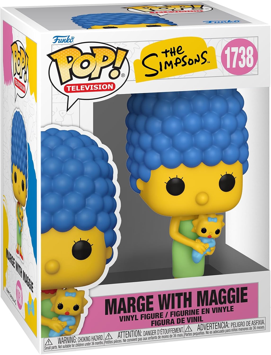 Pop Television The Simpsons 3.75 Inch Action Figure - Marge with Maggi ...