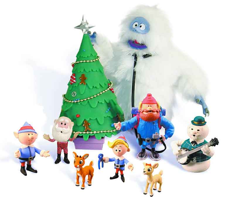 3.5 Inch Christmas Figures Rudolph The Red-Nosed Reindeer 10-Piece ...
