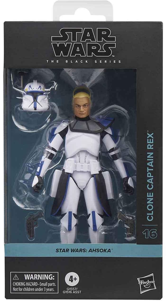 Star Wars Black Captain Rex Black Series Inch Star Wars Ahsoka Black ...
