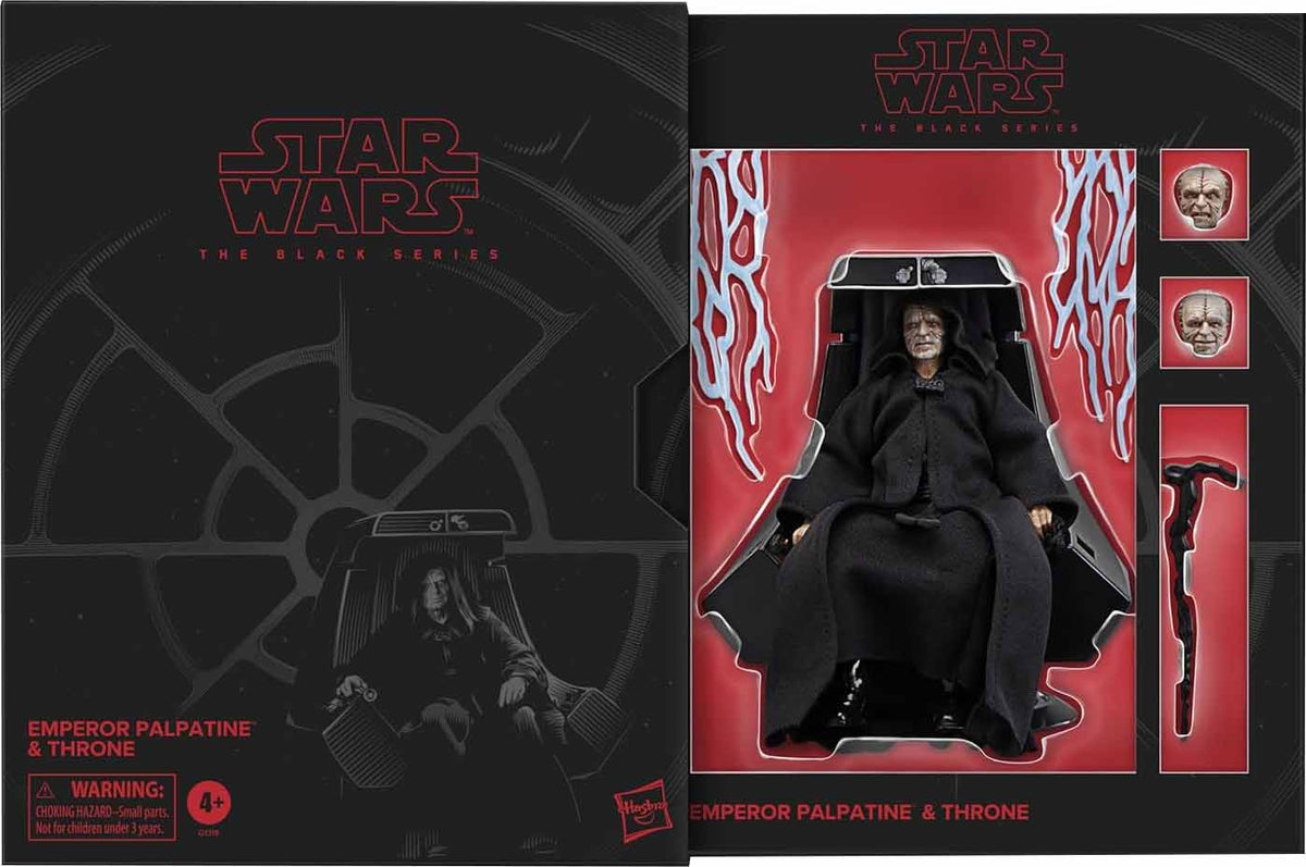 Star Wars The Black Series 6 Inch Action Figure Deluxe - Emperor Palpa ...