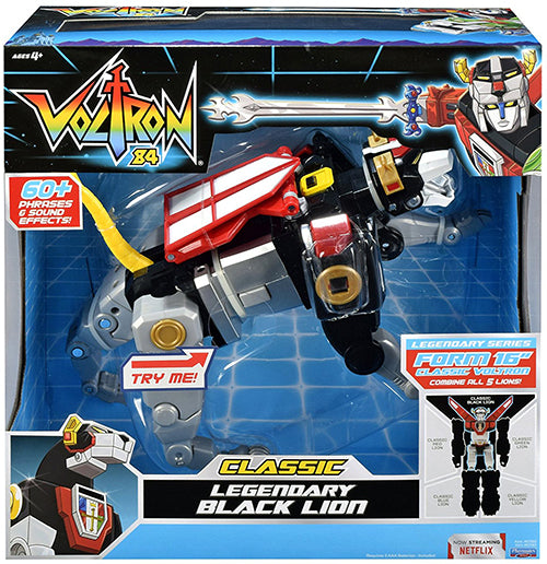 Voltron Classic 1984 16 Inch Action Figure Legendary Series - Black Li ...