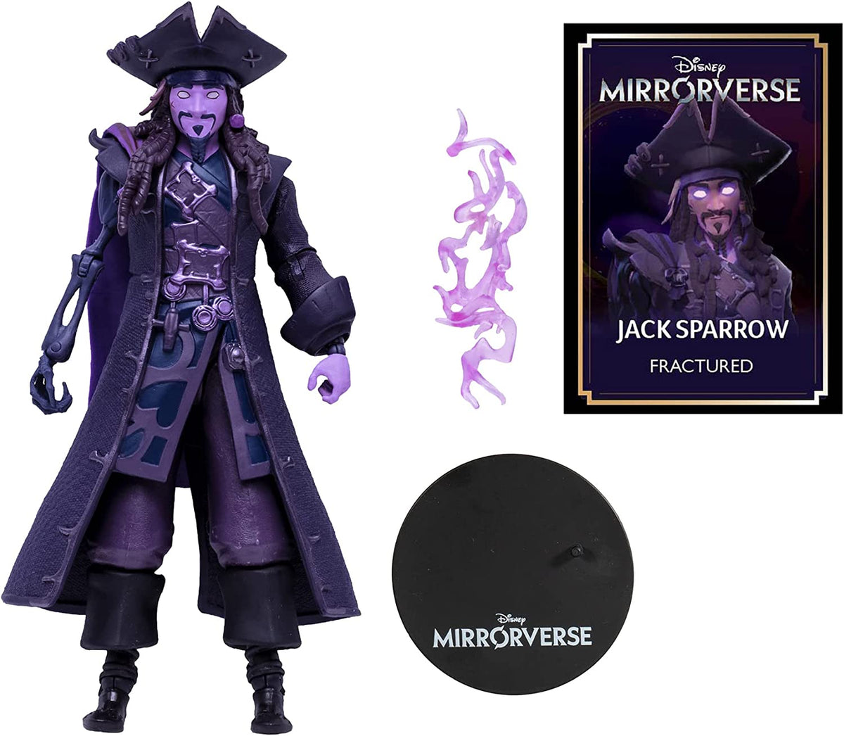Disney Mirrorverse 7 Inch Action Figure Wave 2 - Jack Sparrow (Fractur ...