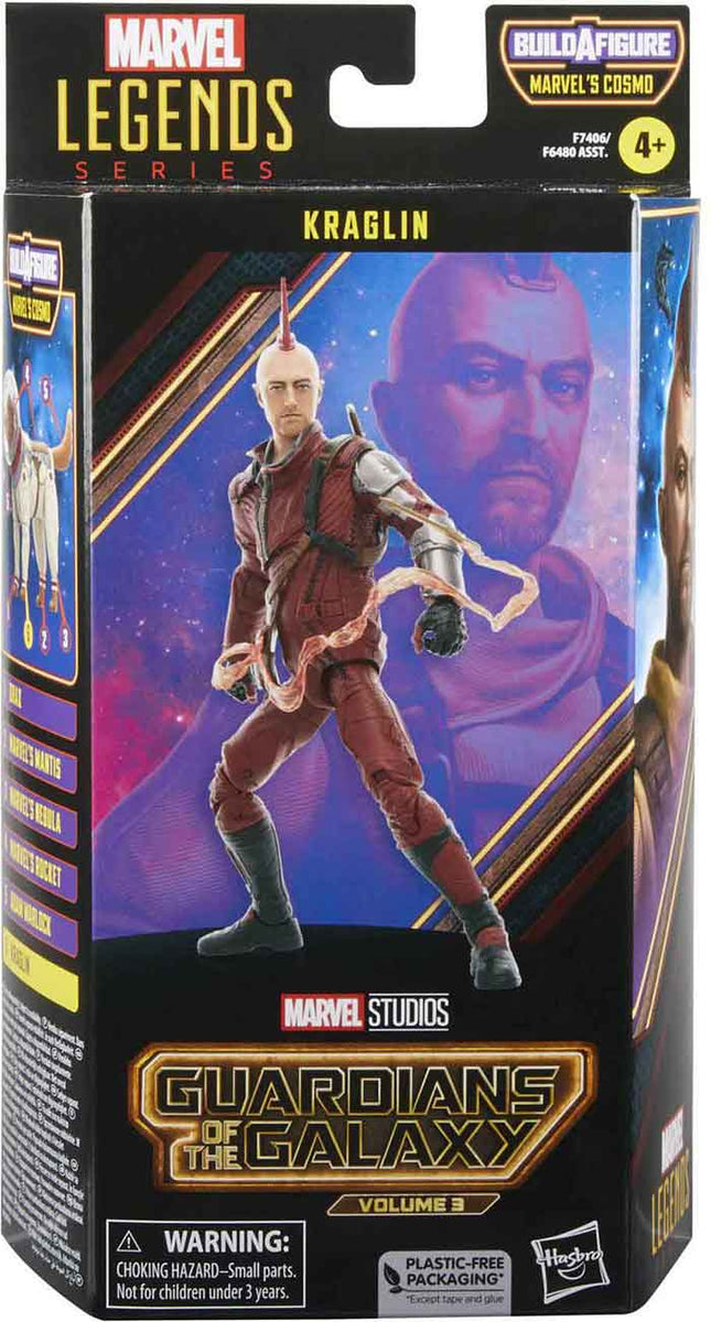Marvel Legends Guardians Of The Galaxy 6 Inch Action Figure BAF Cosmo ...